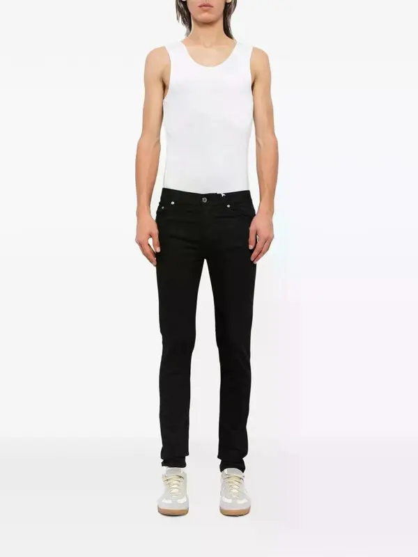 Givenchy Cotton Skinny Jeans With Star Embroidery