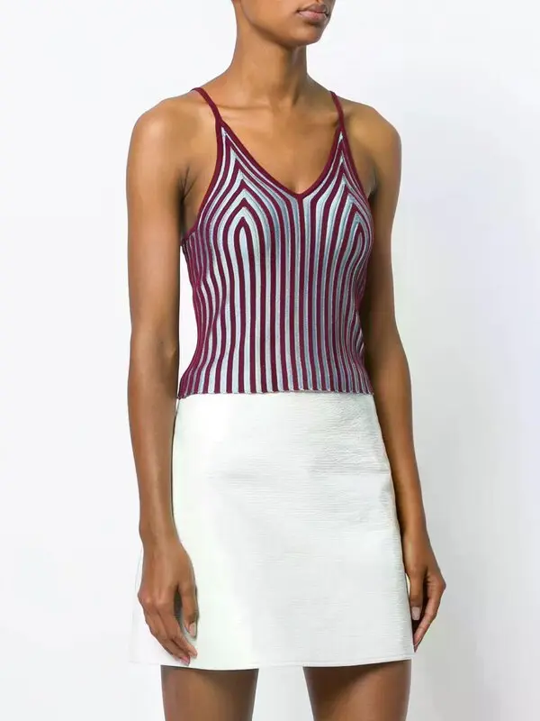 Kenzo Striped Cropped Vest