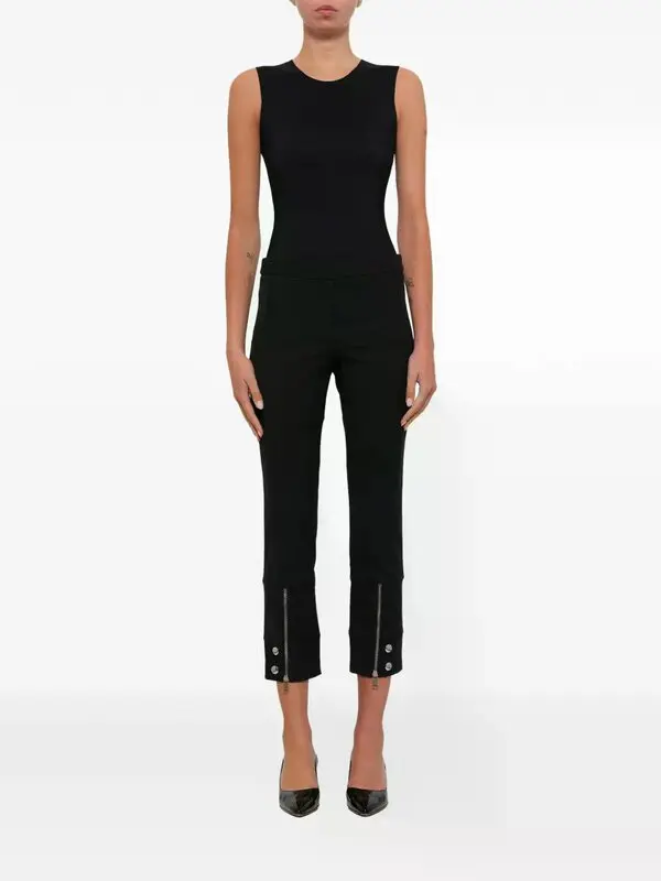 Alexander McQueen Cropped Zip Trousers