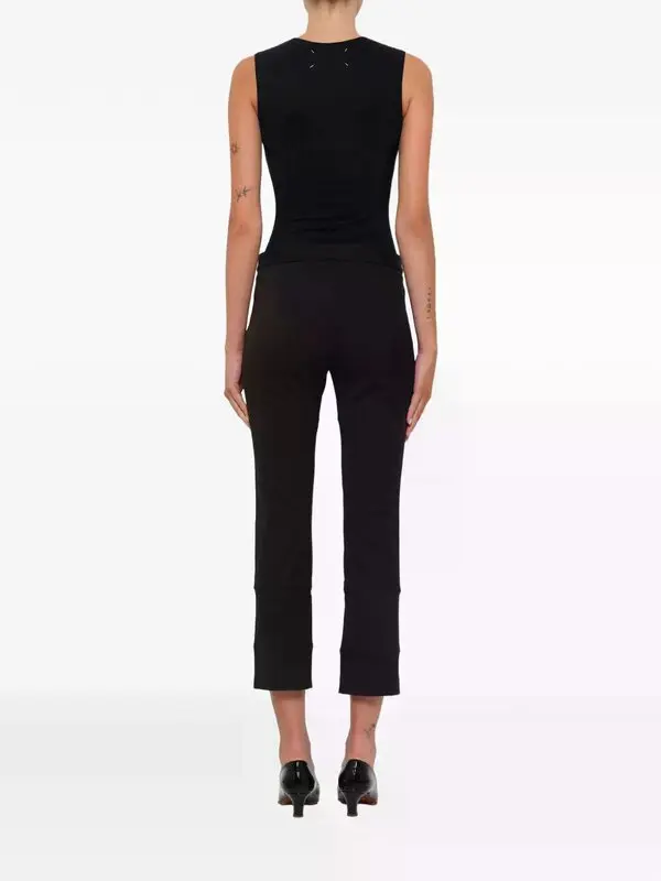 Alexander McQueen Cropped Zip Trousers