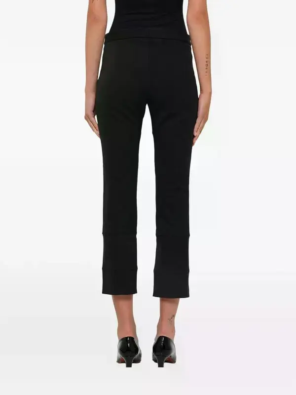 Alexander McQueen Cropped Zip Trousers