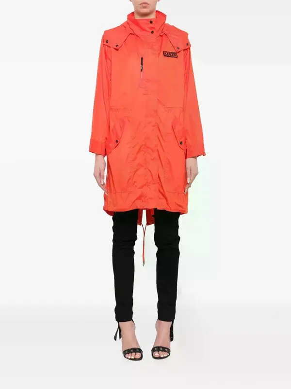 Kenzo Oversized Hooded Rain Coat