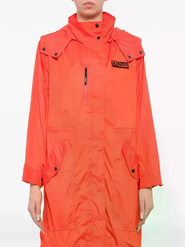 Kenzo Oversized Hooded Rain Coat