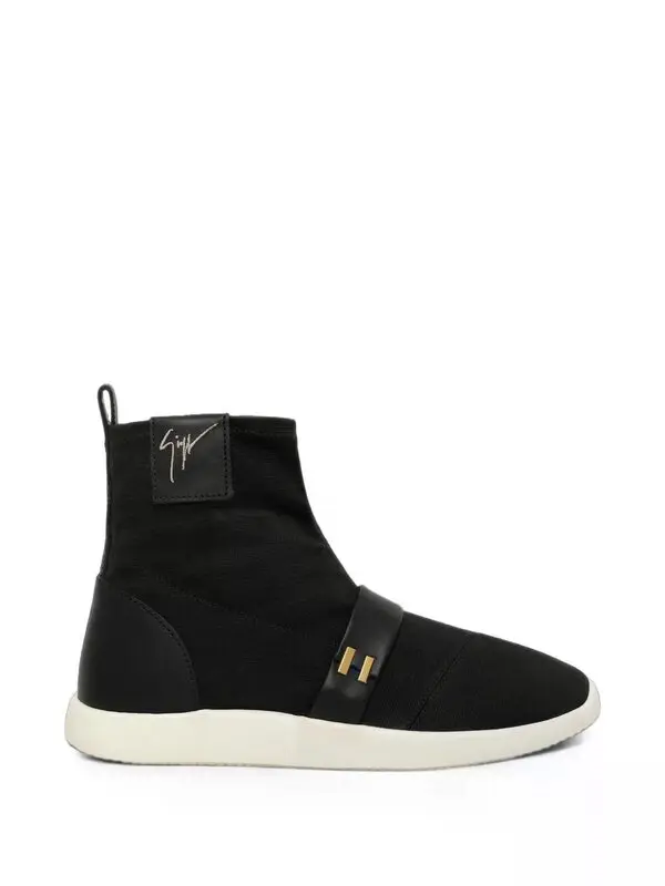 GIUSEPPE ZANOTTI High Top Sneakers With Pull-tab