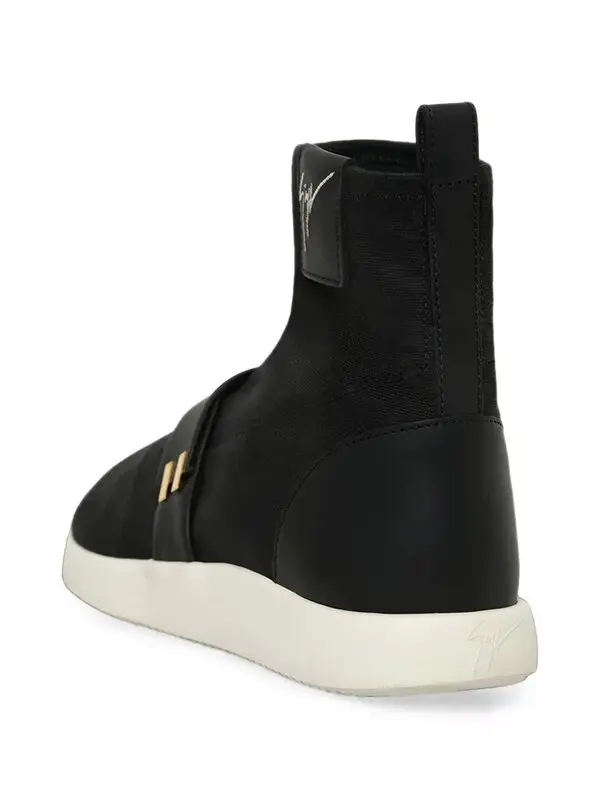 GIUSEPPE ZANOTTI High Top Sneakers With Pull-tab