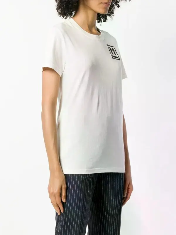 Off-White Embroidered T-shirt