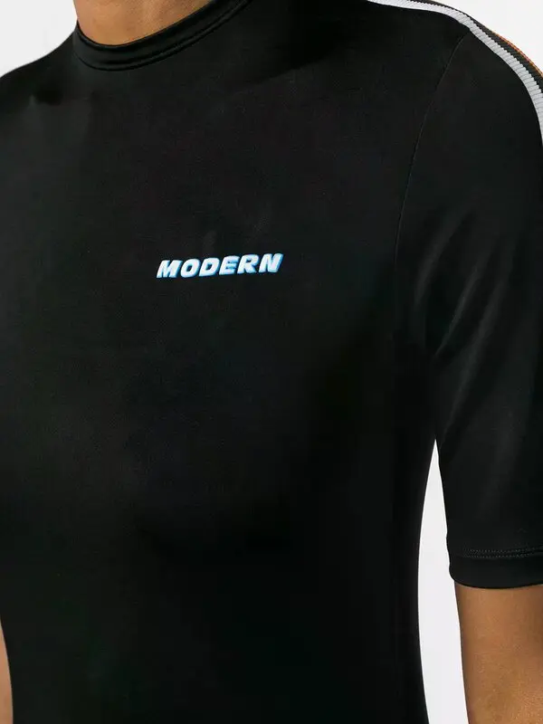 Off-White Couture T-shirt With Modern Print - Black