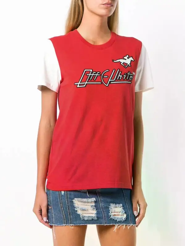 Off-White Embroidered Logo T-shirt