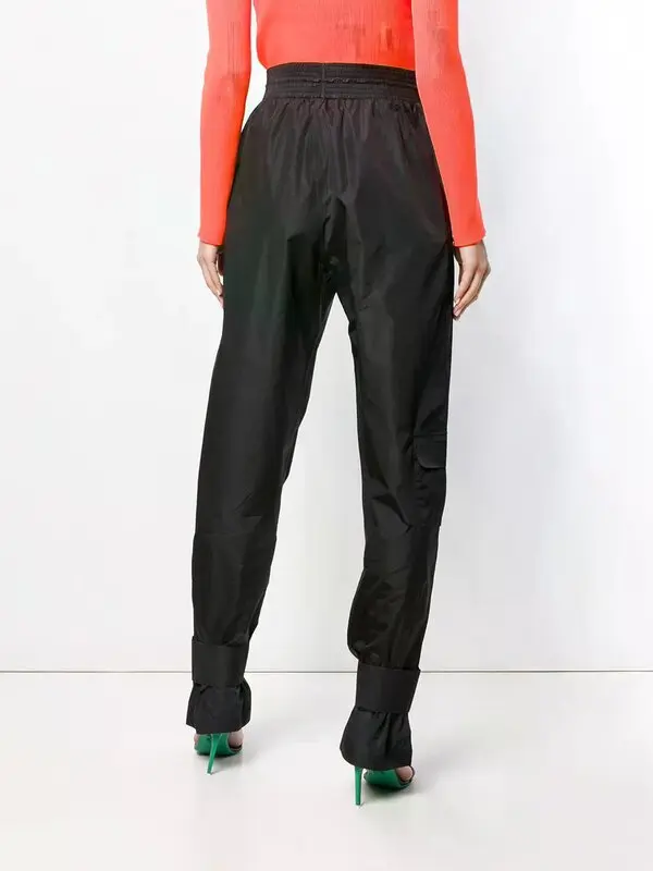 Off-White Ankle Strap Track Pants - Black
