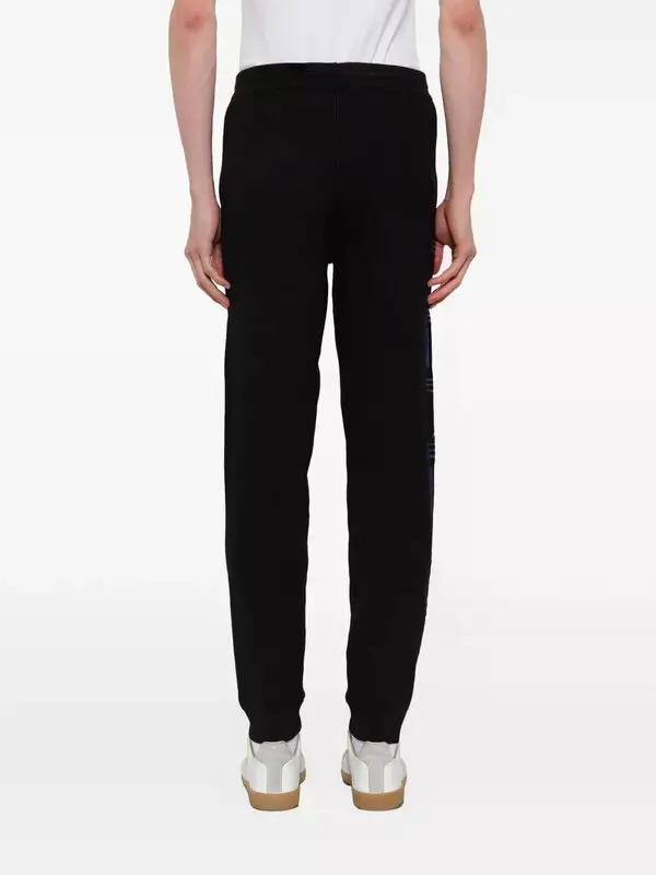 Kenzo Ribbed Knit Logo Track Trousers