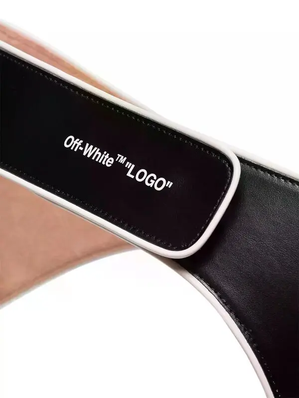 Off-White Racing Logo Print Belt