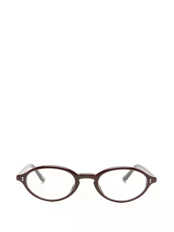 Chimi Lex Oval-frame Sunglasses - Red