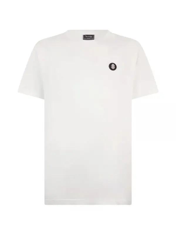 BILLIONAIRE Logo-patch Crew-neck T-shirt