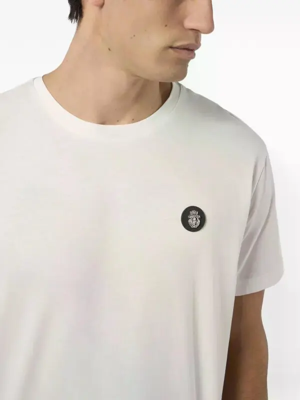 BILLIONAIRE Logo-patch Crew-neck T-shirt