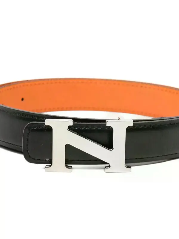 NEIGHBORHOOD Logo Detail Leather Belt
