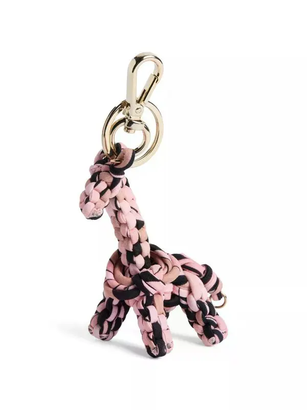 Emilio Pucci Iride Print Lycra Giraffe Bag Charm - Pink