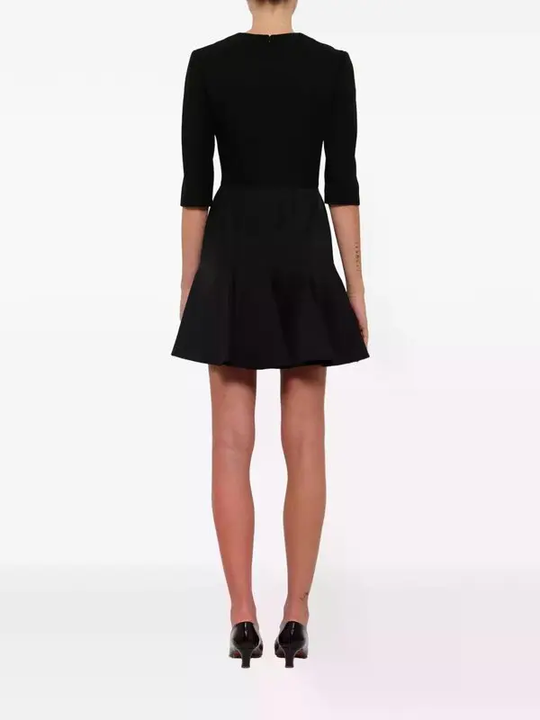 Alexander McQueen Godet Panel Flared Dress