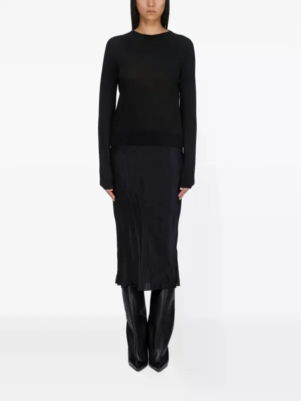 Rick Owens Biker Level Elongated Sleeve Sweater