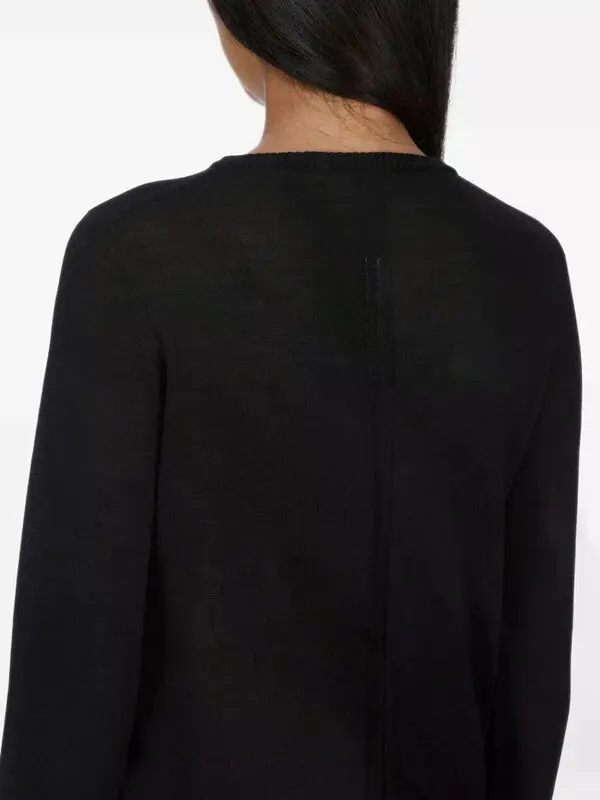 Rick Owens Biker Level Elongated Sleeve Sweater