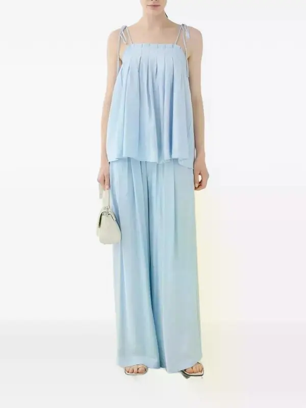 ELEH Pleated Palazzo Pants