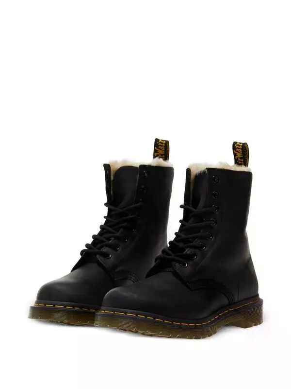 Dr. Martens 1460 Serena Lace-up Boots With Faux Fur Lining