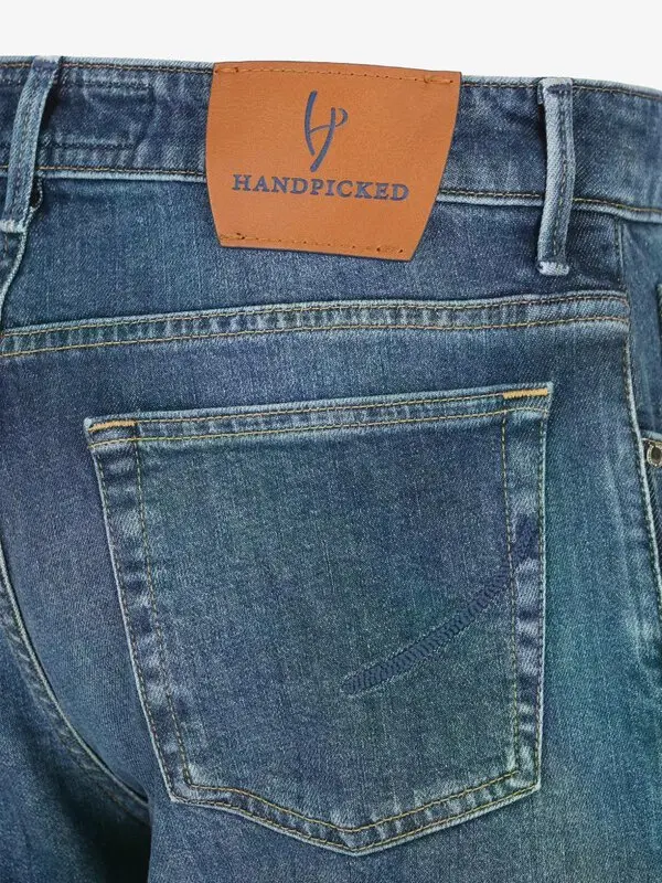 HANDPICKED Ravello Logo-patch Jeans