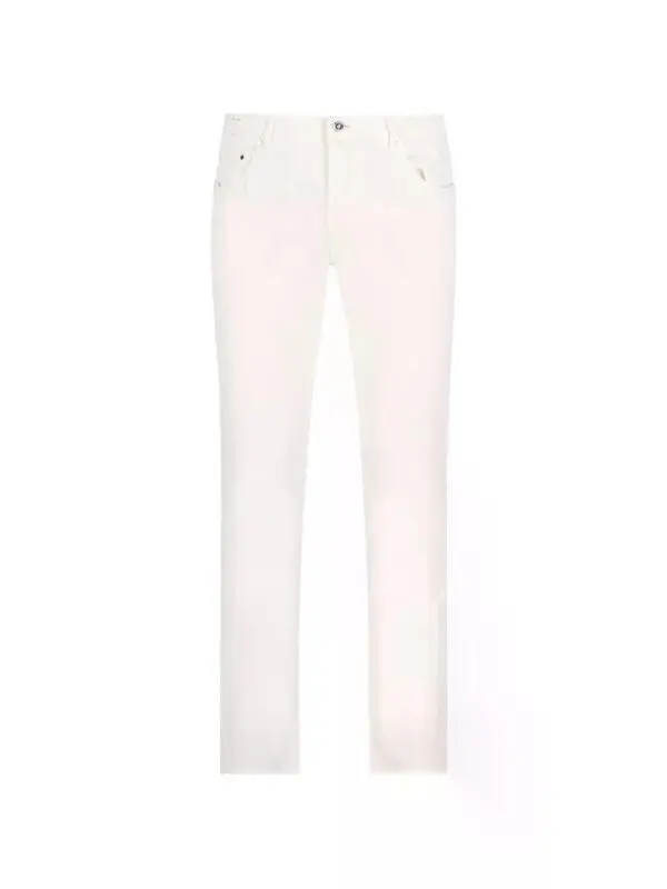 HANDPICKED Ravello Straight Leg Jeans - White