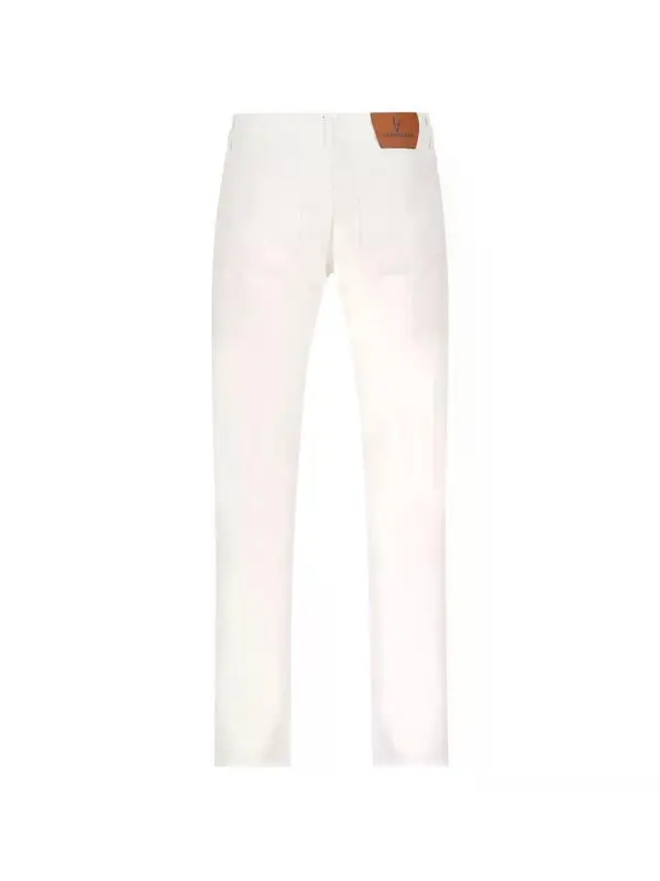 HANDPICKED Ravello Straight Leg Jeans - White