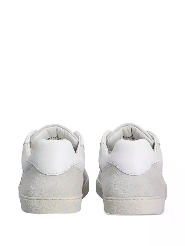 GROUNDS Perforated Panelled Lace-up Sneakers
