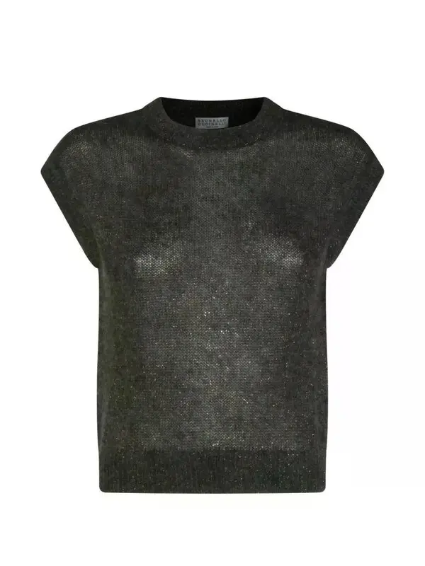 Brunello Cucinelli Mohair-blend Sequin-embellished Sweater