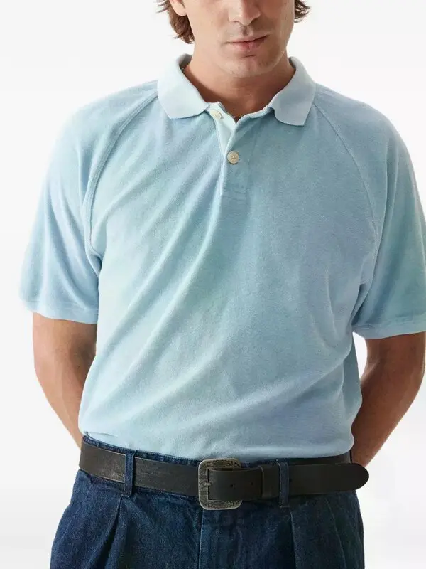FORTELA Brody Buttoned Polo Shirt - Blue
