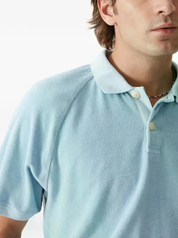 FORTELA Brody Buttoned Polo Shirt - Blue