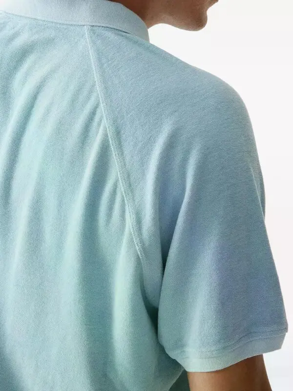 FORTELA Brody Buttoned Polo Shirt - Blue