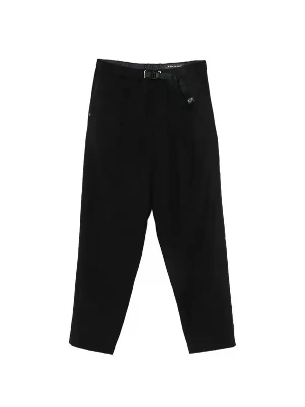 WHITE SAND Belted Trousers