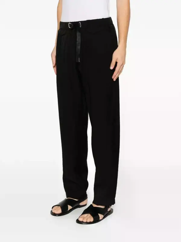 WHITE SAND Belted Trousers