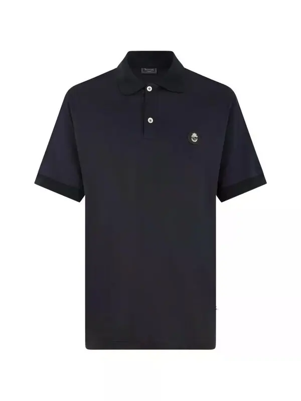 BILLIONAIRE Appliqué Basic Polo Shirt