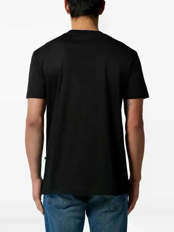 BILLIONAIRE Round-neck Logo-patch T-shirt