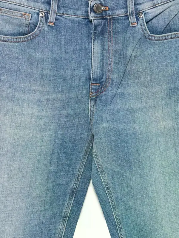 PT TORINO Audrey Faded Effect Five-pocket Jeans
