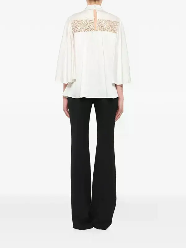 Alexander McQueen Lace Panel Blouse