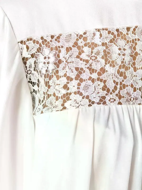 Alexander McQueen Lace Panel Blouse