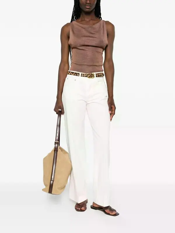 CYCLE Five-pocket Wide-leg Trousers
