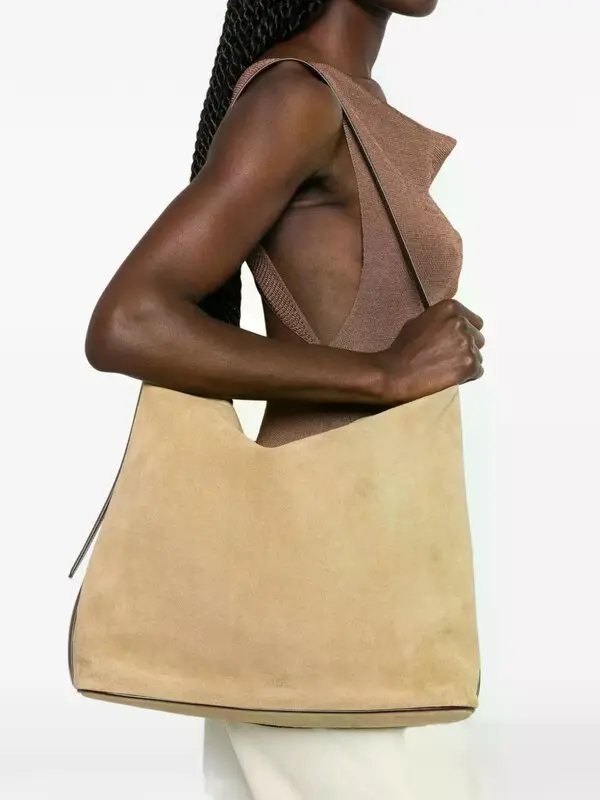 A.p.c. Maxi Bld Suede-finish Shoulder Bag