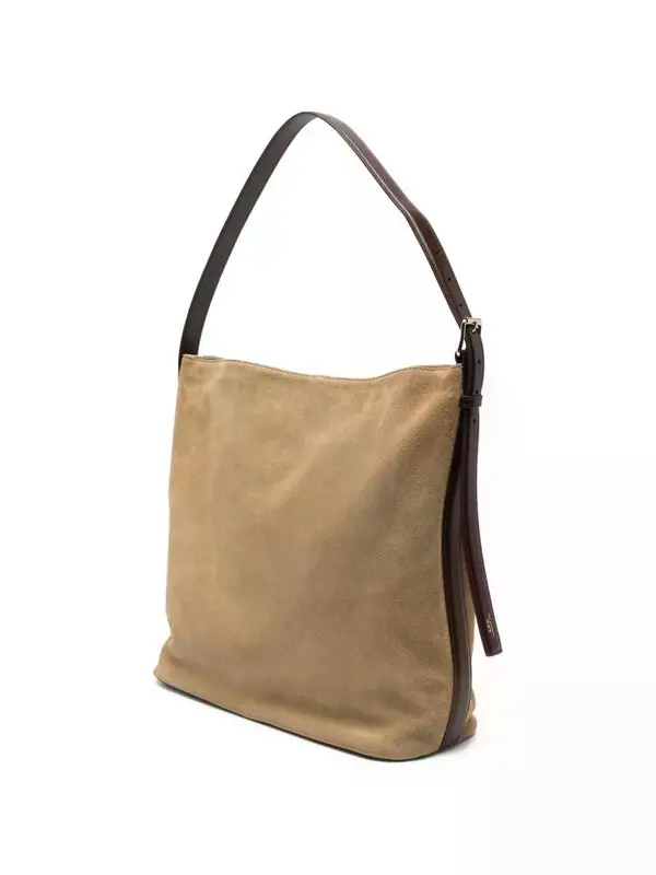 A.p.c. Maxi Bld Suede-finish Shoulder Bag