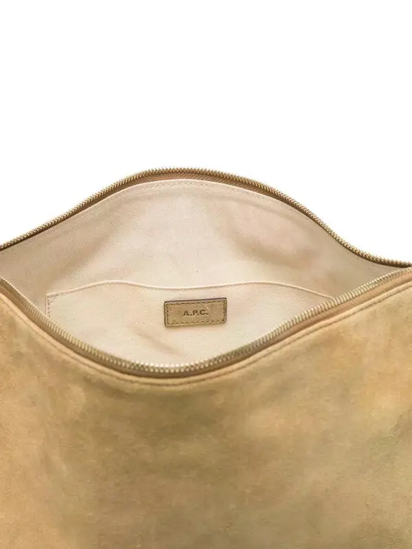 A.p.c. Maxi Bld Suede-finish Shoulder Bag