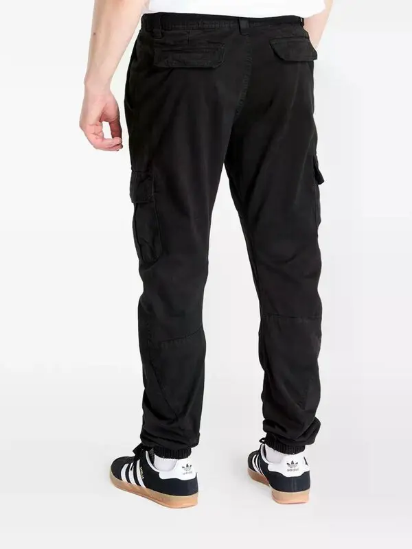 URBAN CLASSICS Elasticated Cuff Buttoned Cargo Trousers