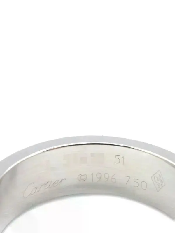 Cartier White Gold Love Ring - Silver