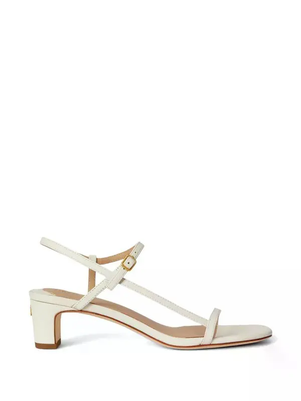 Ralph Lauren Lainee Strappy Leather Sandals - Neutrals