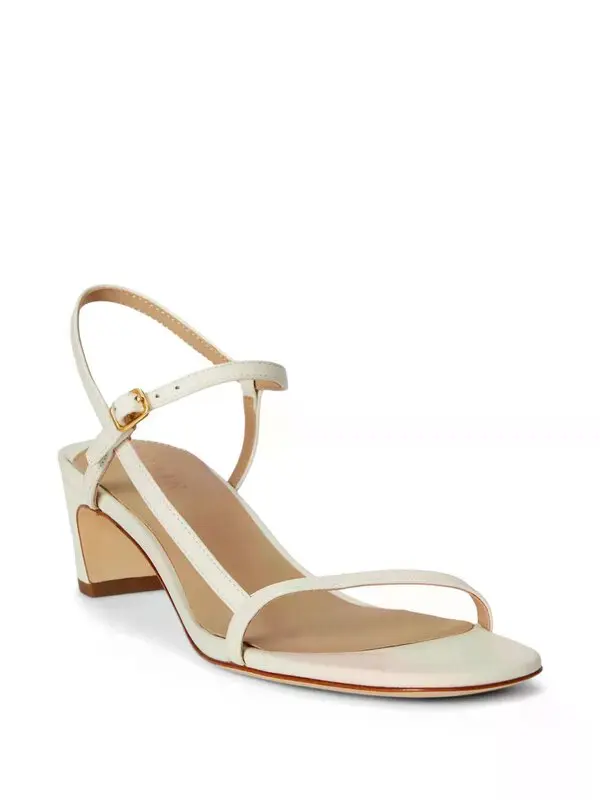 Ralph Lauren Lainee Strappy Leather Sandals - Neutrals