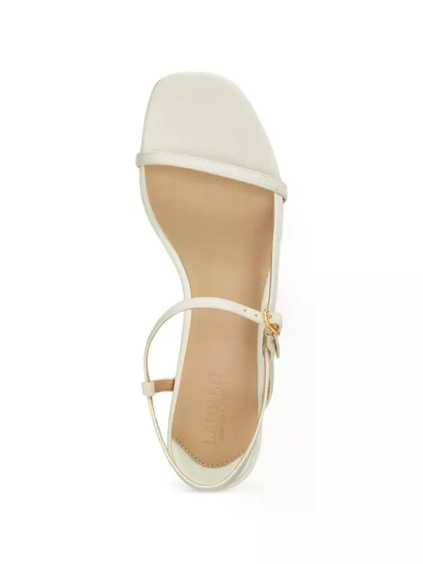 Ralph Lauren Lainee Strappy Leather Sandals - Neutrals