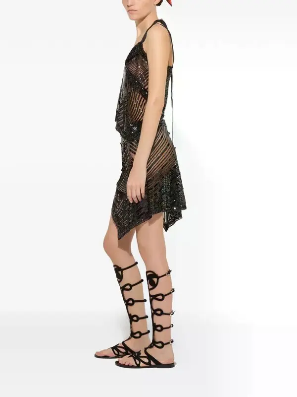 Emilio Pucci Embroidered Tulle Scarf Skirt